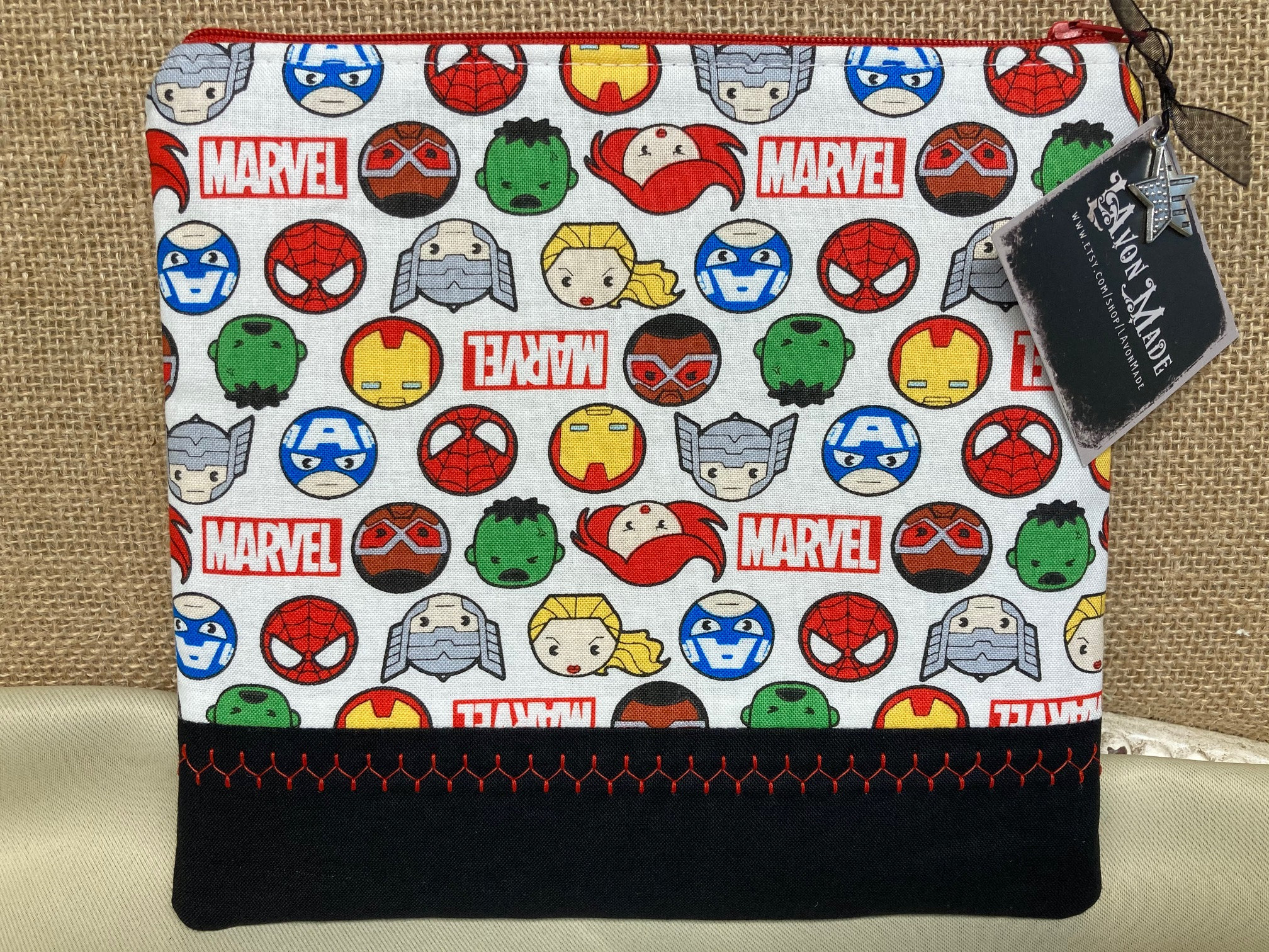 Super Hero Zippered Pouch #3 Small - Etsy UK