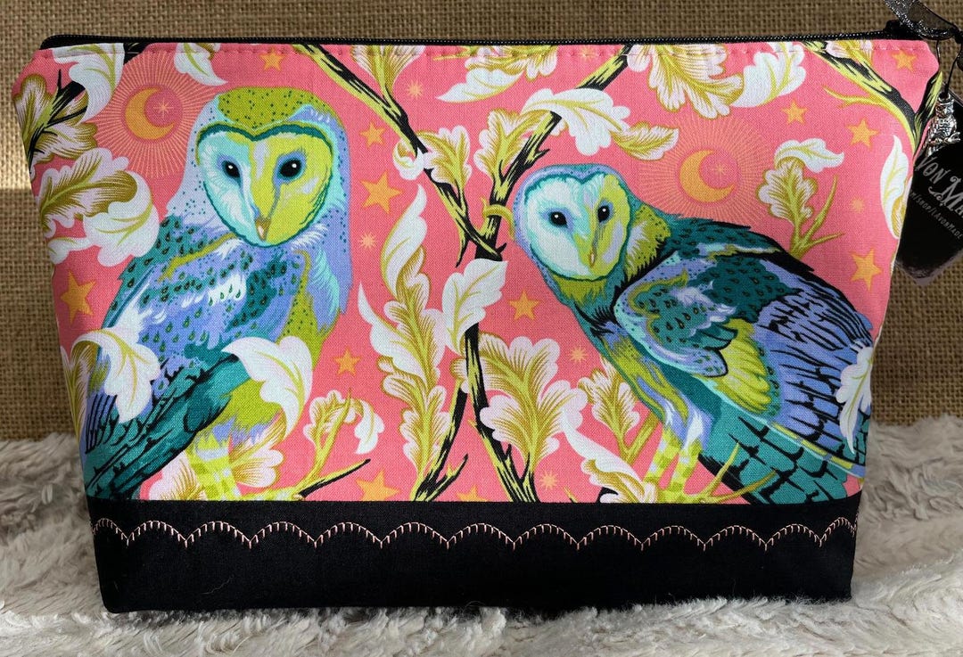 Night Owl Zippered Pouch in Dawn - Etsy