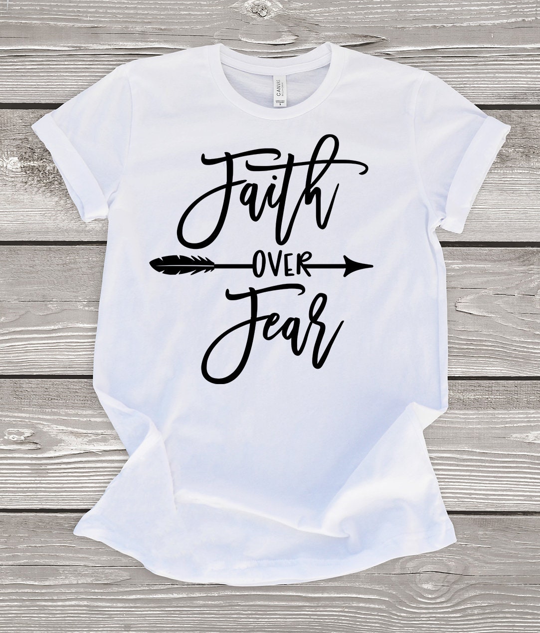 Faith Over Fear Shirt Women Faith Over Fear Tshirt Faith - Etsy
