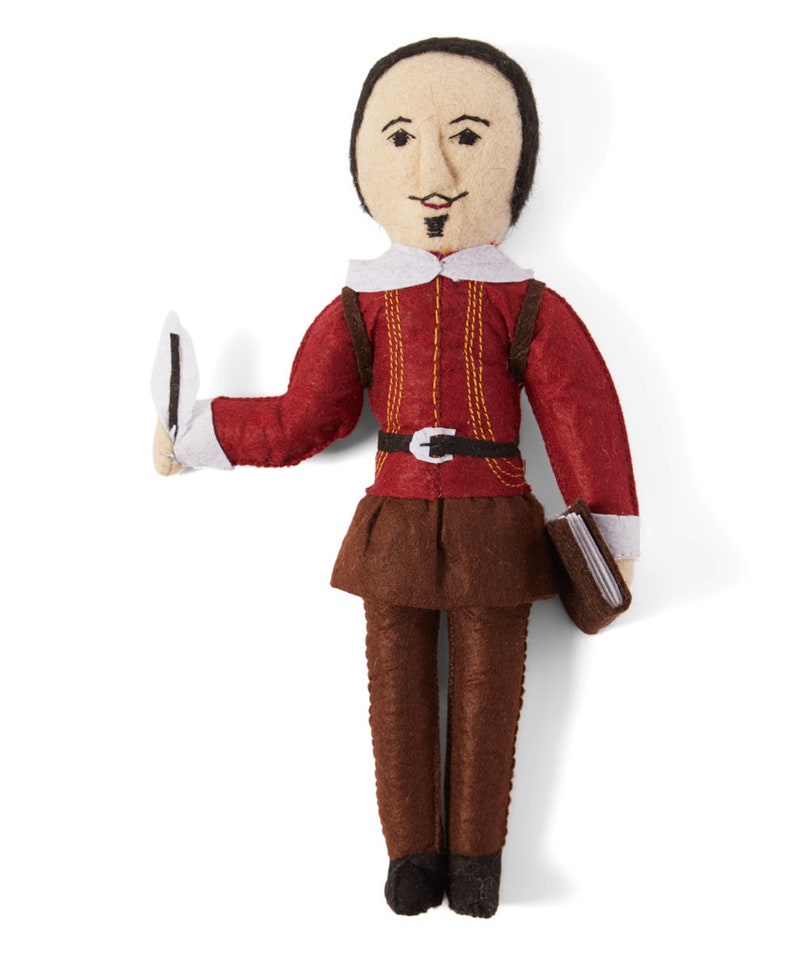 Felt Doll William Shakespeare Doll Historical Figures - Etsy Ireland