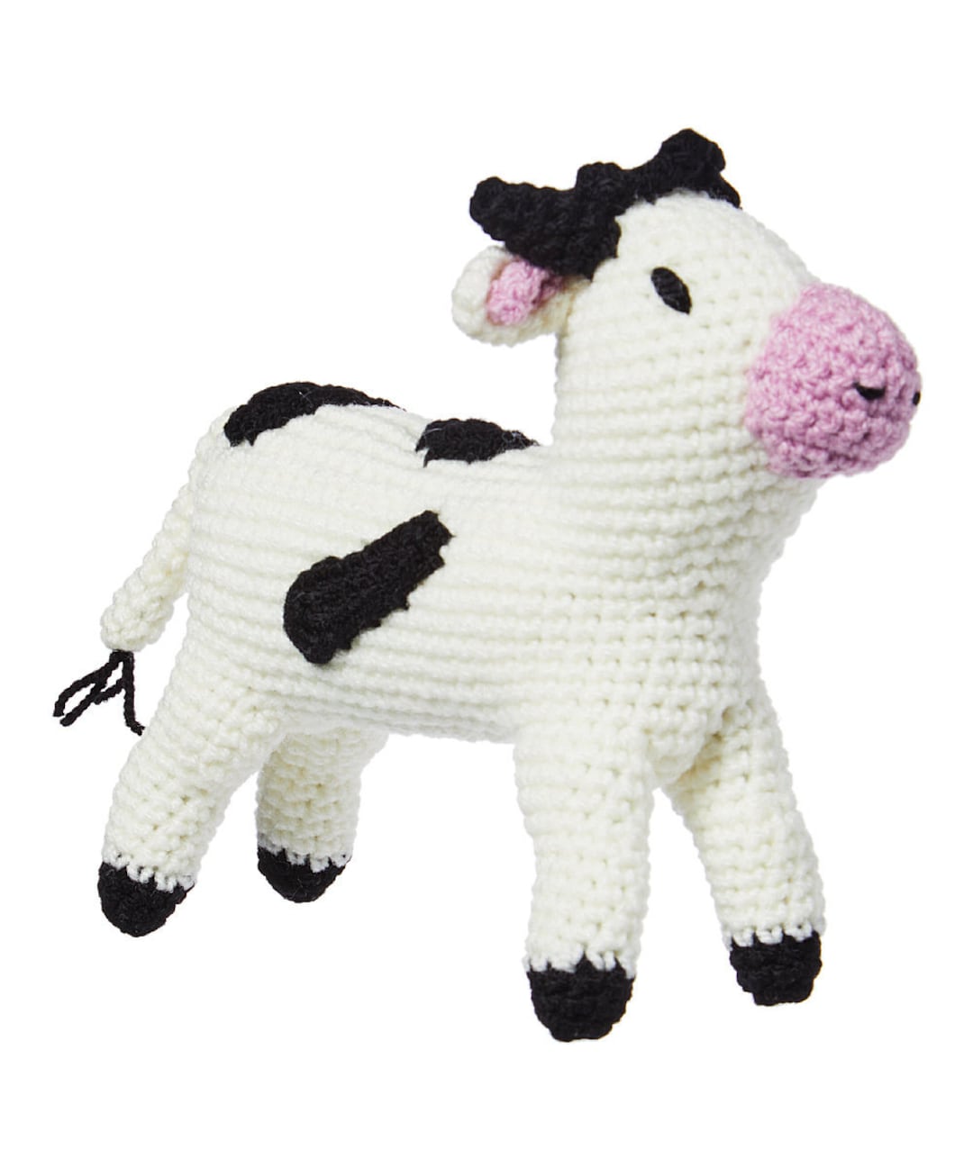 Knit Rattle, Cow, Baby Rattle - Etsy