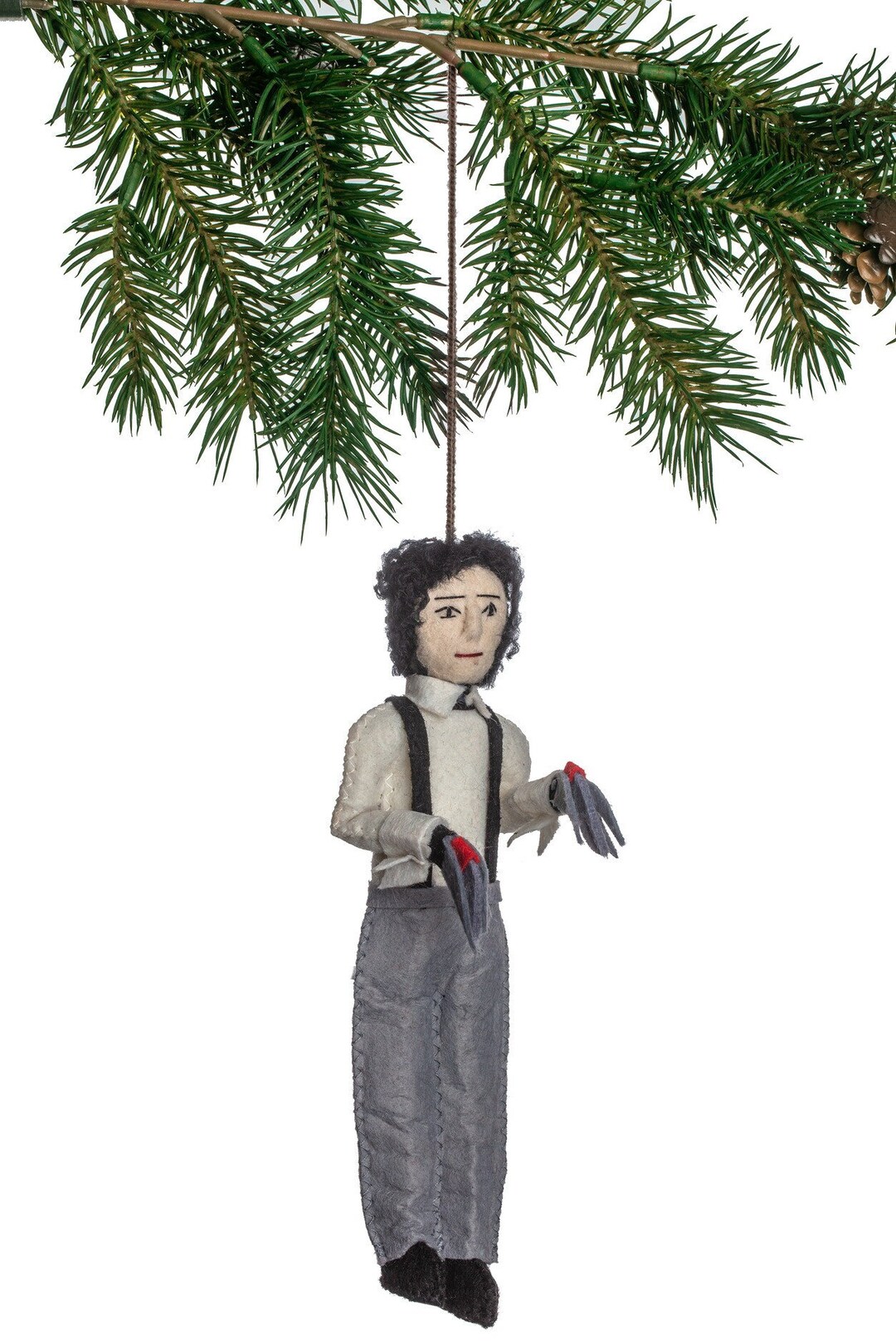 Felt Ornament, Edward Scissorhands, Halloween, Felt Christmas Ornament ...