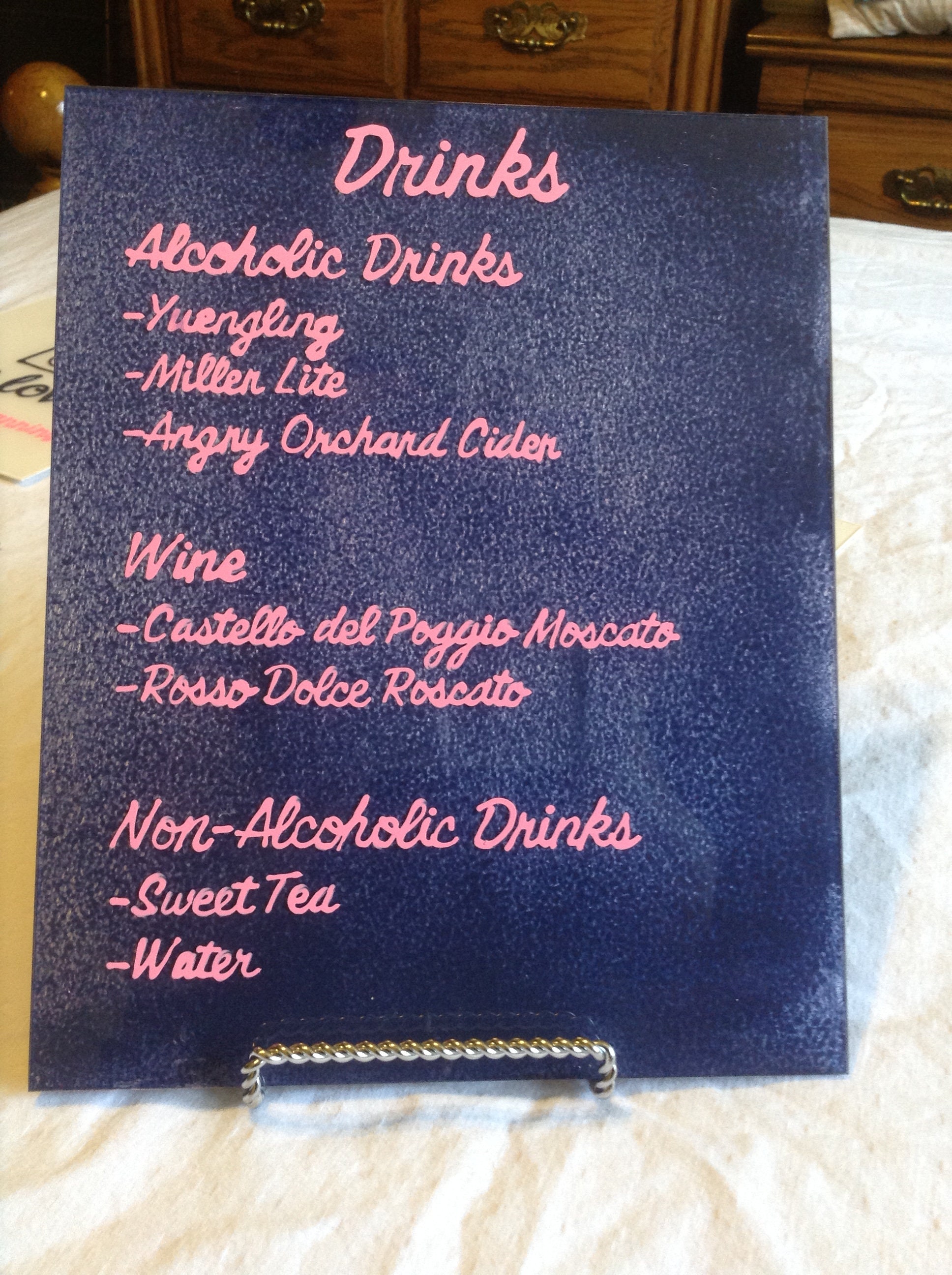 Menu Sign - Etsy