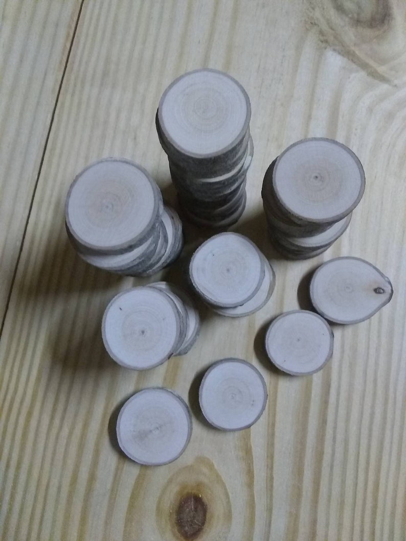 50 Maple Wood Slices - Etsy