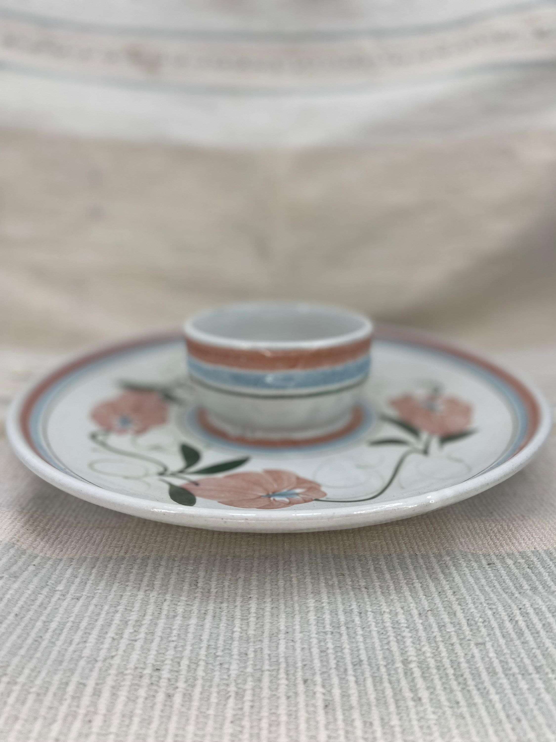 Vintage 1990 Barry Hage Studio Art Pottery Chip and Dip Server / Hage ...