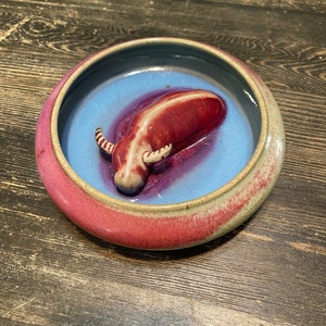 Vintage Song Dynasty Style Art Pottery Jun Ware Buffalo Flame Ox Blood ...