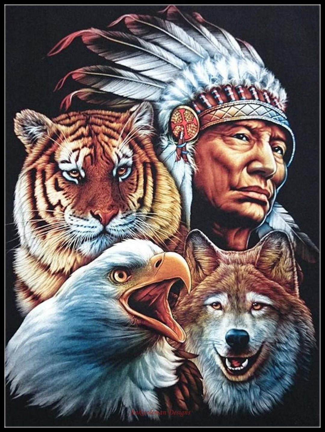 The Chief - Counted Cross Stitch Patterns - Printable Chart PDF Format ...