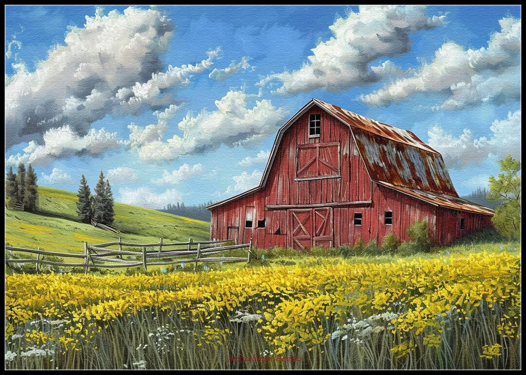 Rapeseed Radiance - Counted Cross Stitch Patterns - Printable Chart PDF ...