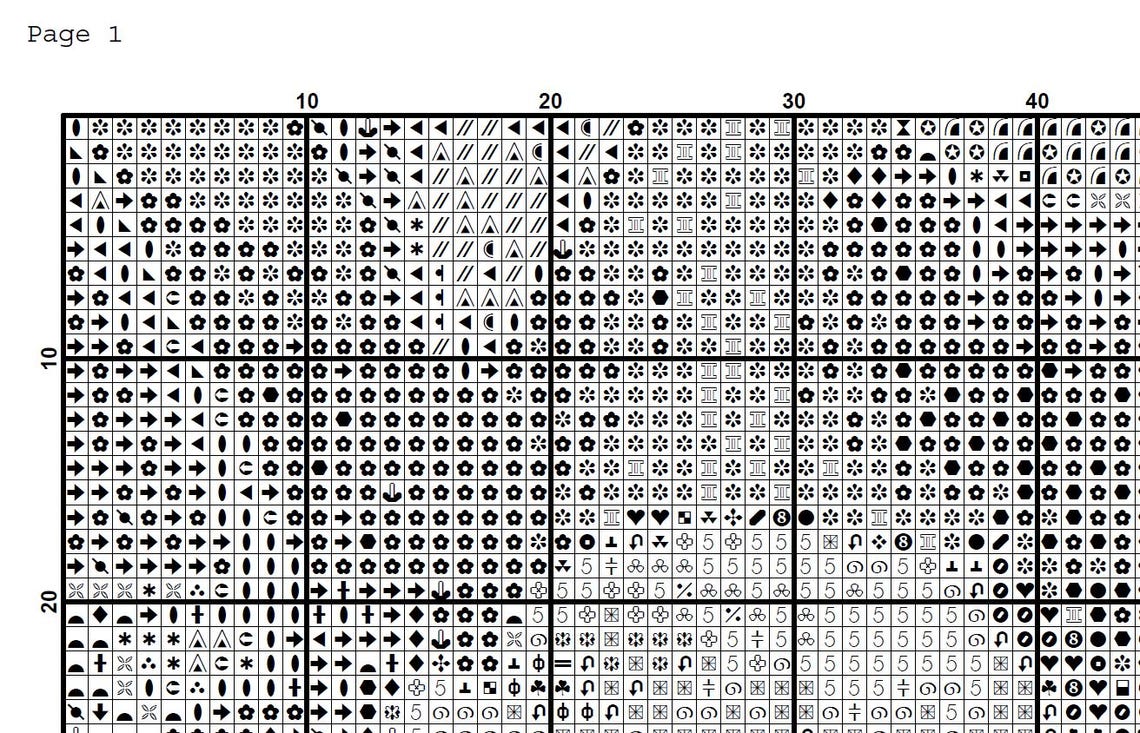 The Wedding - Counted Cross Stitch Patterns - Printable Chart PDF ...