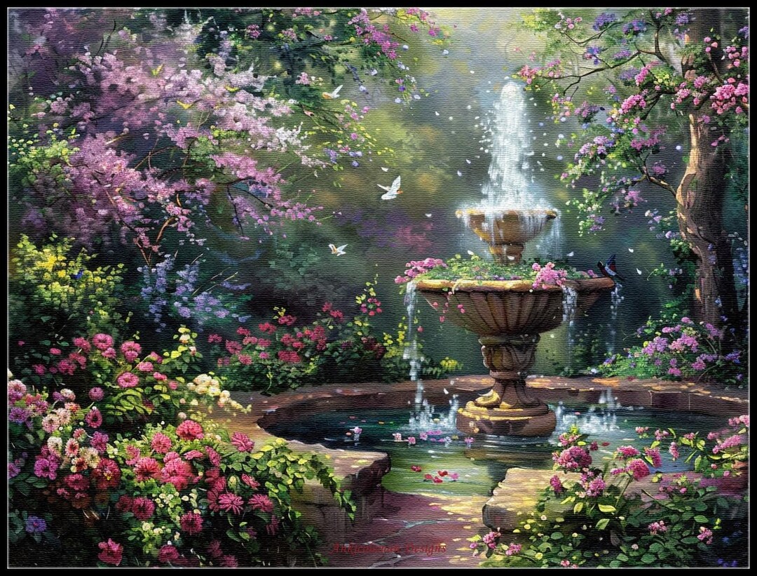 Garden of Promise - Counted Cross Stitch Patterns - Printable Chart PDF ...