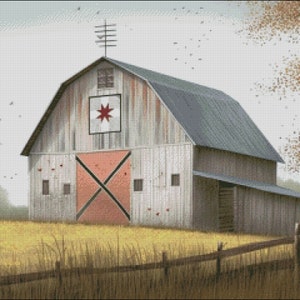 Block Barn 2 Counted Cross Stitch Patterns Printable Chart PDF Format ...