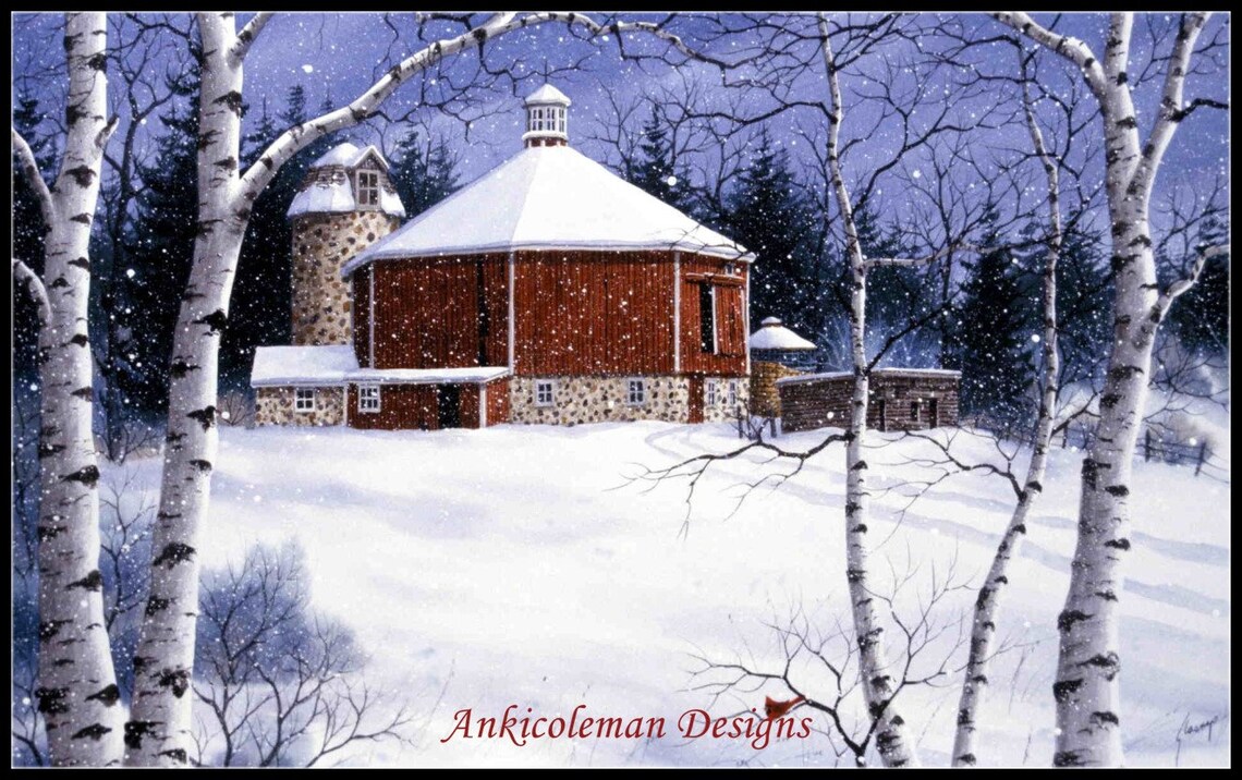 Octagon Farm - Counted Cross Stitch Patterns - Printable Chart PDF ...