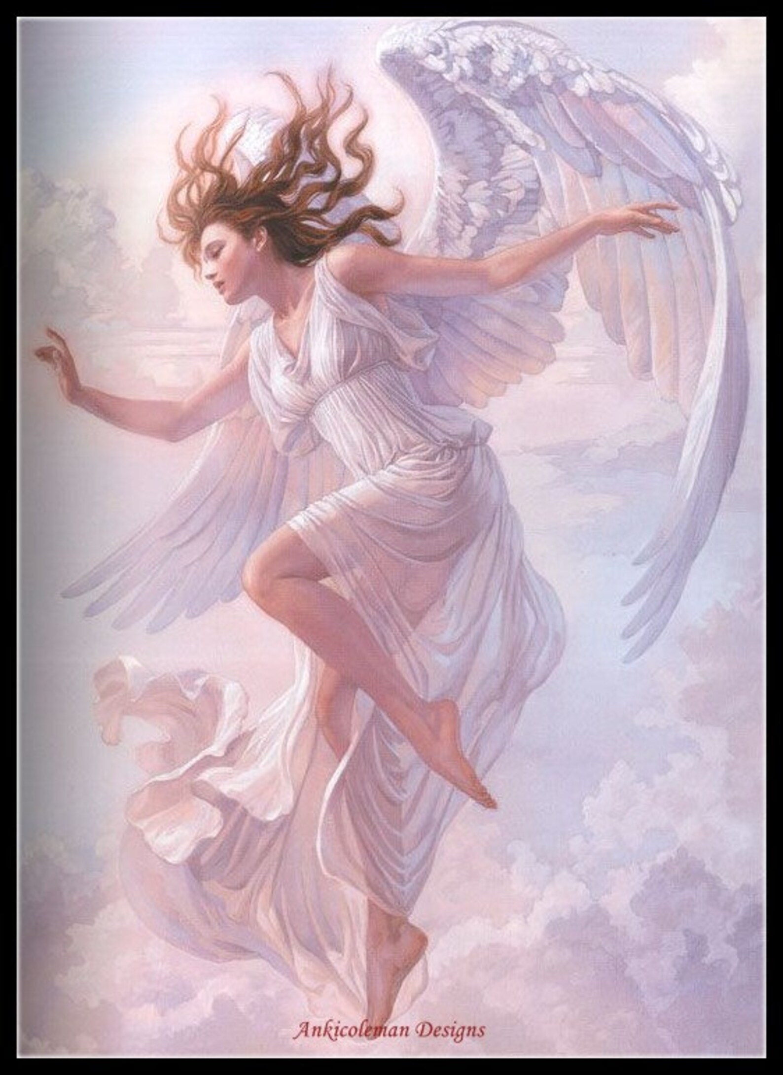 Guardian Wings 2 - Counted Cross Stitch Patterns - Printable Chart PDF ...