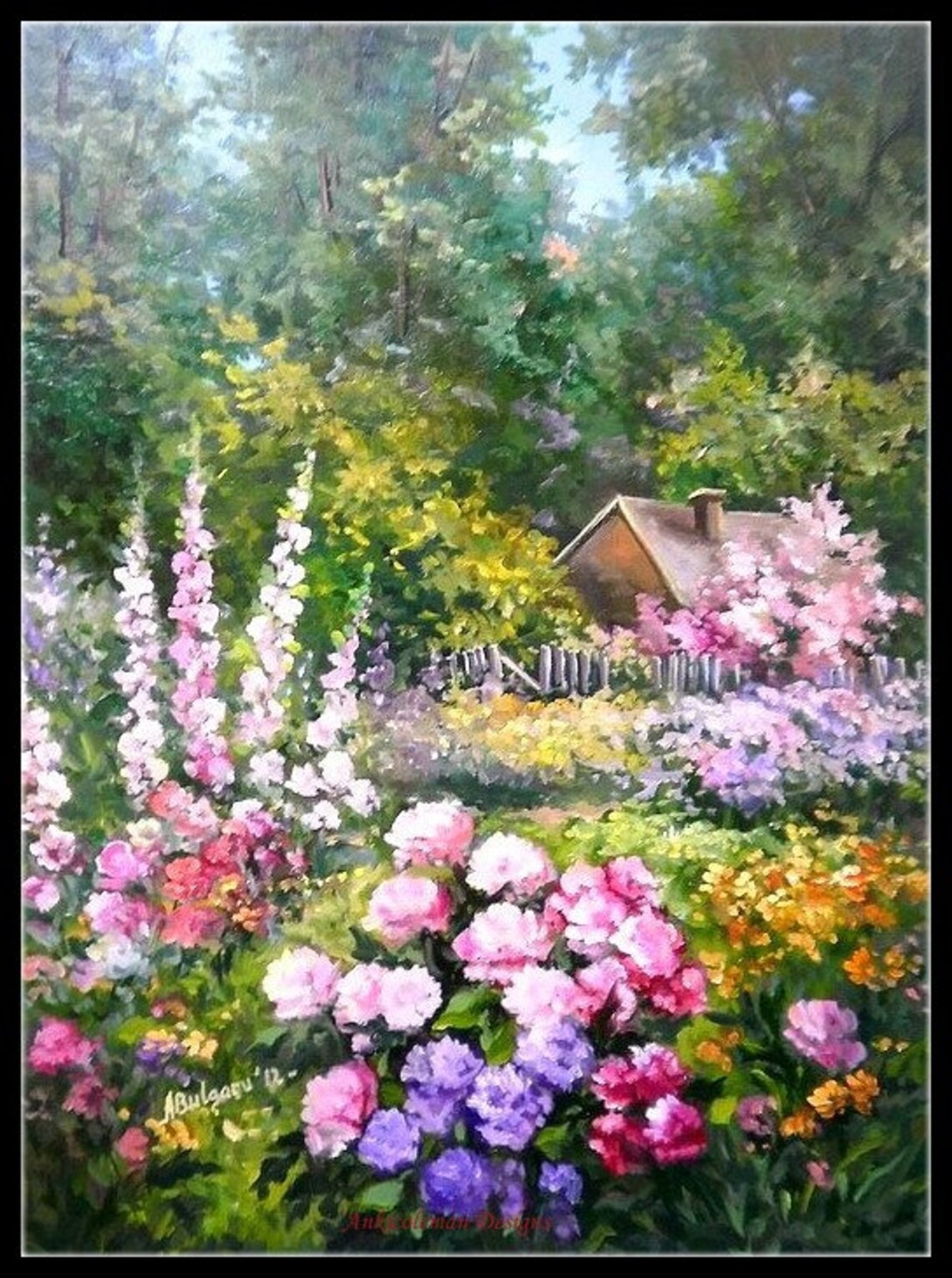 Spring Garden 2 Counted Cross Stitch Patterns Printable Chart PDF ...