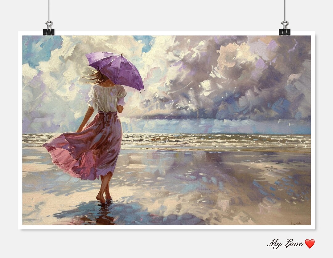 Umbrella Stroll - Counted Cross Stitch Patterns - Printable Chart PDF ...