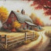 Fall at the Red Barn - Counted Cross Stitch Patterns - Printable Chart ...