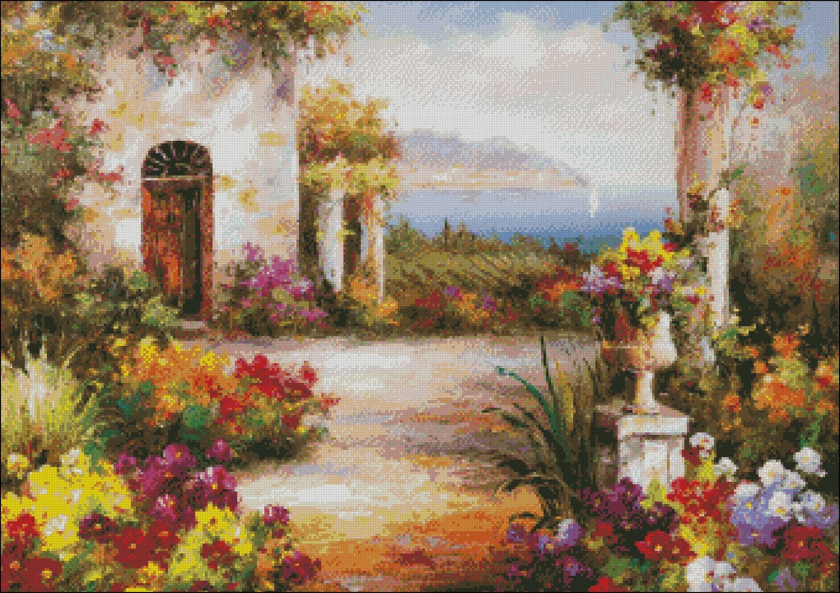 The Colors of Spain - Counted Cross Stitch Patterns - Printable Chart ...