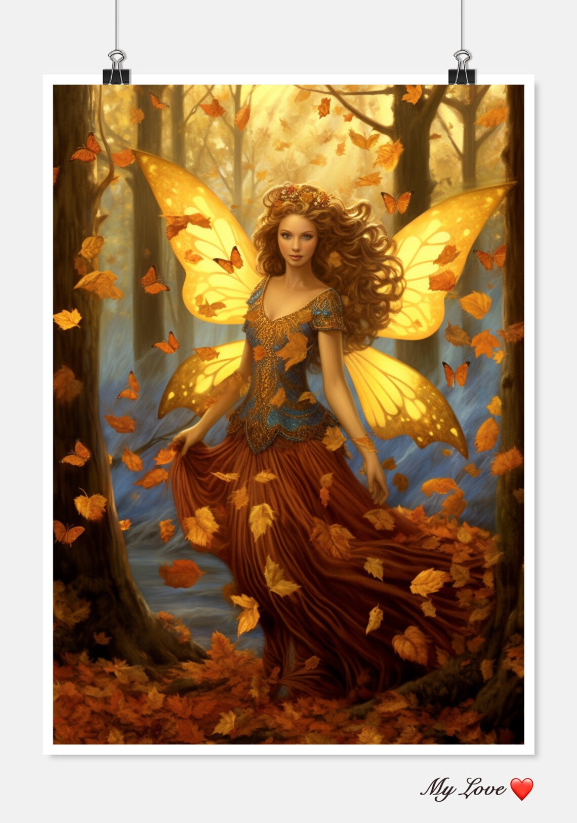 Fall Fairy 2 - Counted Cross Stitch Patterns - Printable Chart PDF ...