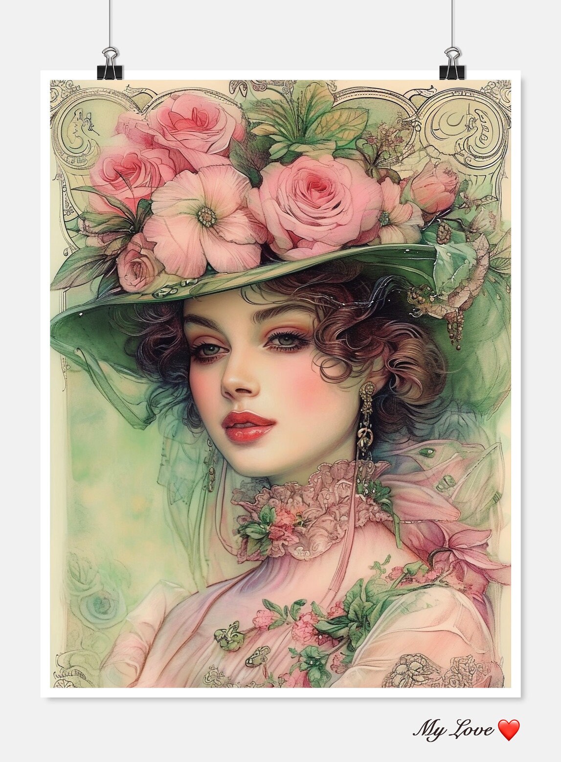 Victorian Lady 3 Counted Cross Stitch Patterns Printable Chart PDF ...