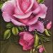 Pink Rose - Counted Cross Stitch Patterns - Printable Chart PDF Format ...