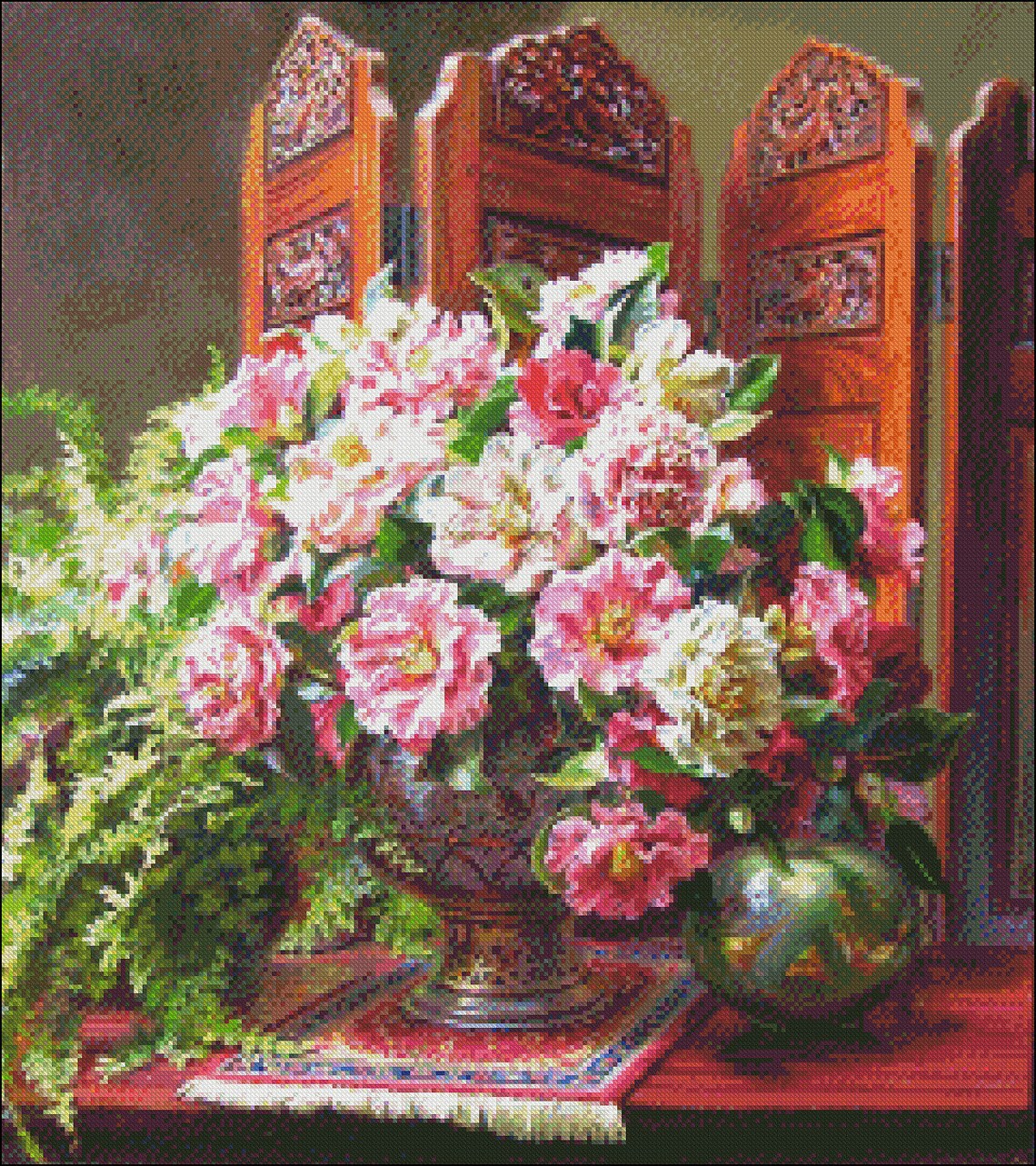 Noble Vase 5 Counted Cross Stitch Patterns Printable Chart PDF Format ...