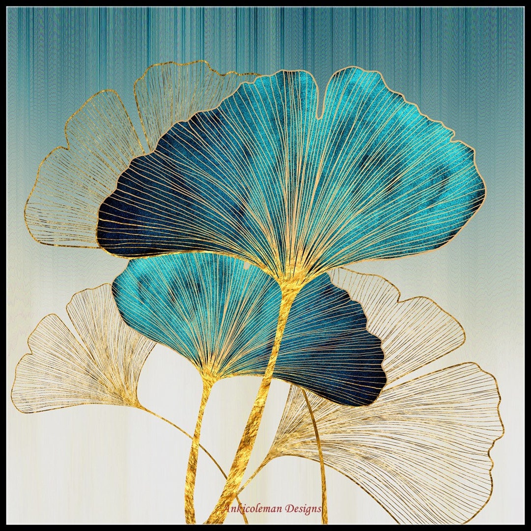 Ginkgo Leaf 3 - Counted Cross Stitch Patterns - Printable Chart PDF ...