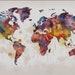 Map of the World Map - Counted Cross Stitch Patterns - Printable Chart ...