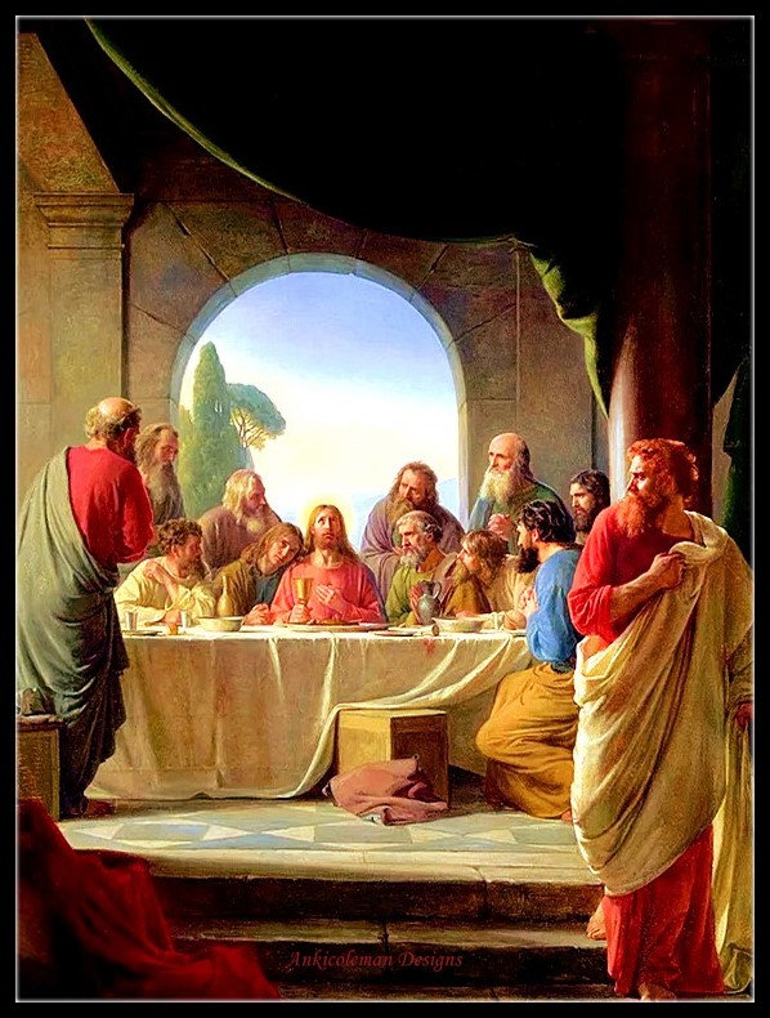 The Last Supper 2 - Counted Cross Stitch Patterns - Printable Chart PDF ...