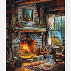 Cozy Flames - Counted Cross Stitch Patterns - Printable Chart PDF ...