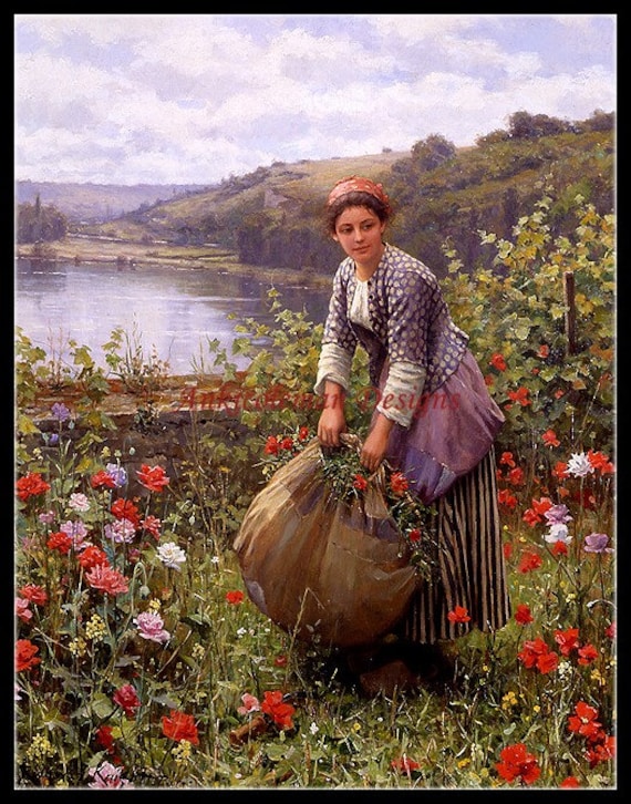 The Grass Cutter Counted Cross Stitch Patterns Printable - Etsy