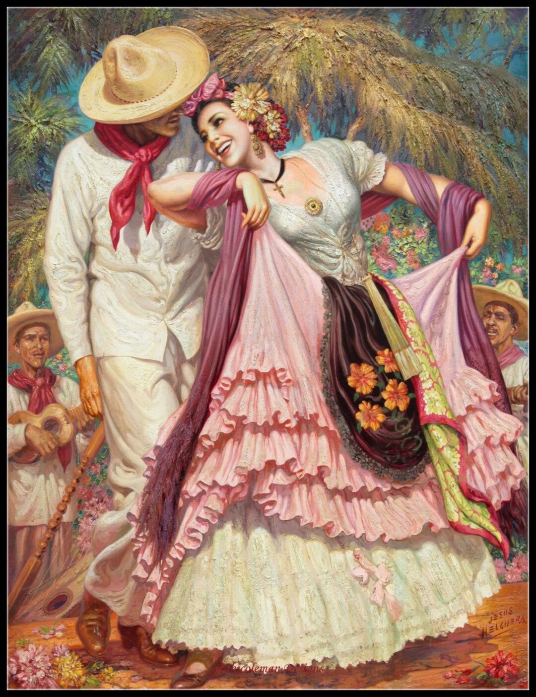 Spanish Lady 21 - Counted Cross Stitch Patterns - Printable Chart PDF ...