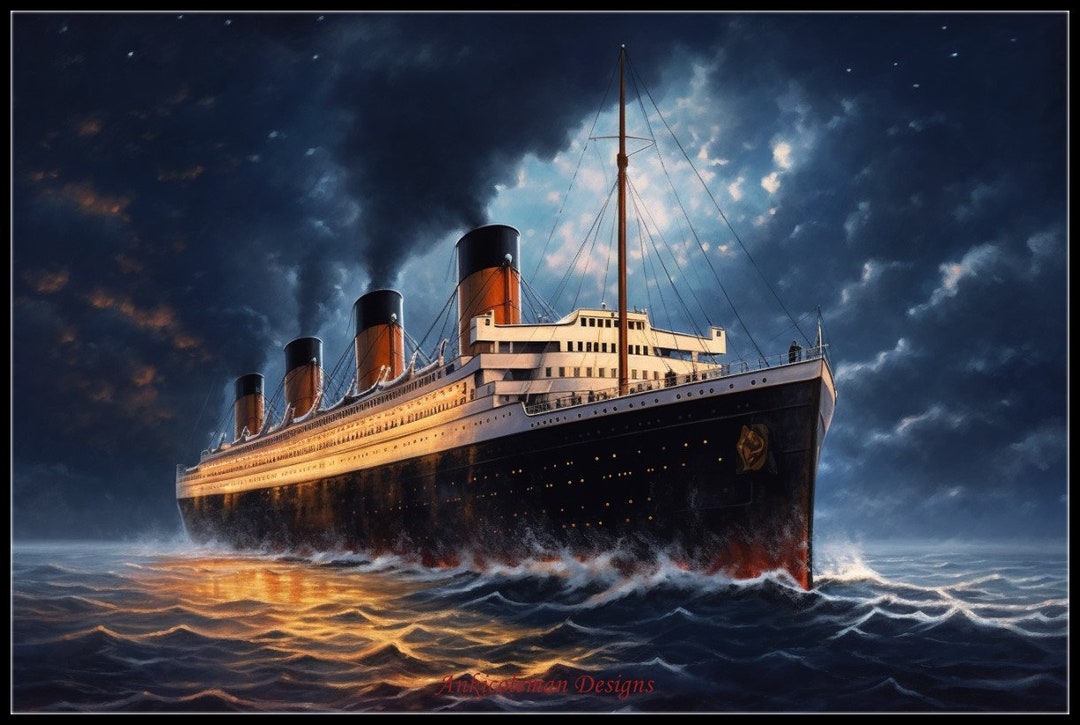 Titanic 2 - Counted Cross Stitch Patterns - Printable Chart PDF Format ...