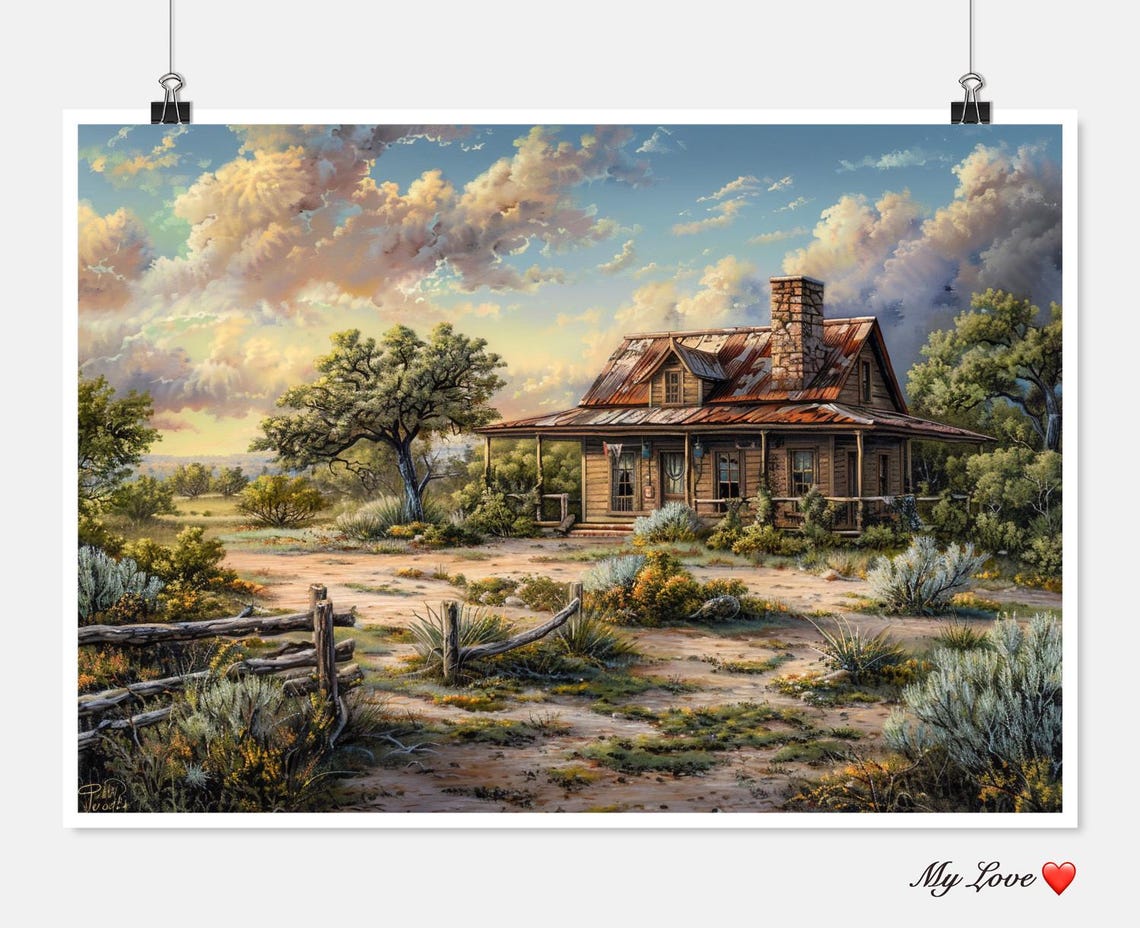 Old Texas Ranch - Counted Cross Stitch Patterns - Printable Chart PDF ...