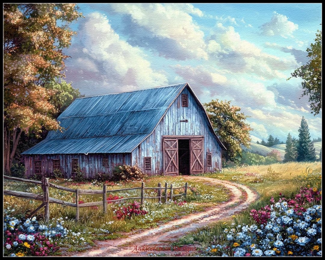 Abandoned Barn - Counted Cross Stitch Patterns - Printable Chart PDF ...