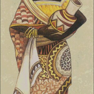 Angolan 1 - Counted Cross Stitch Patterns - Printable Chart PDF Format ...