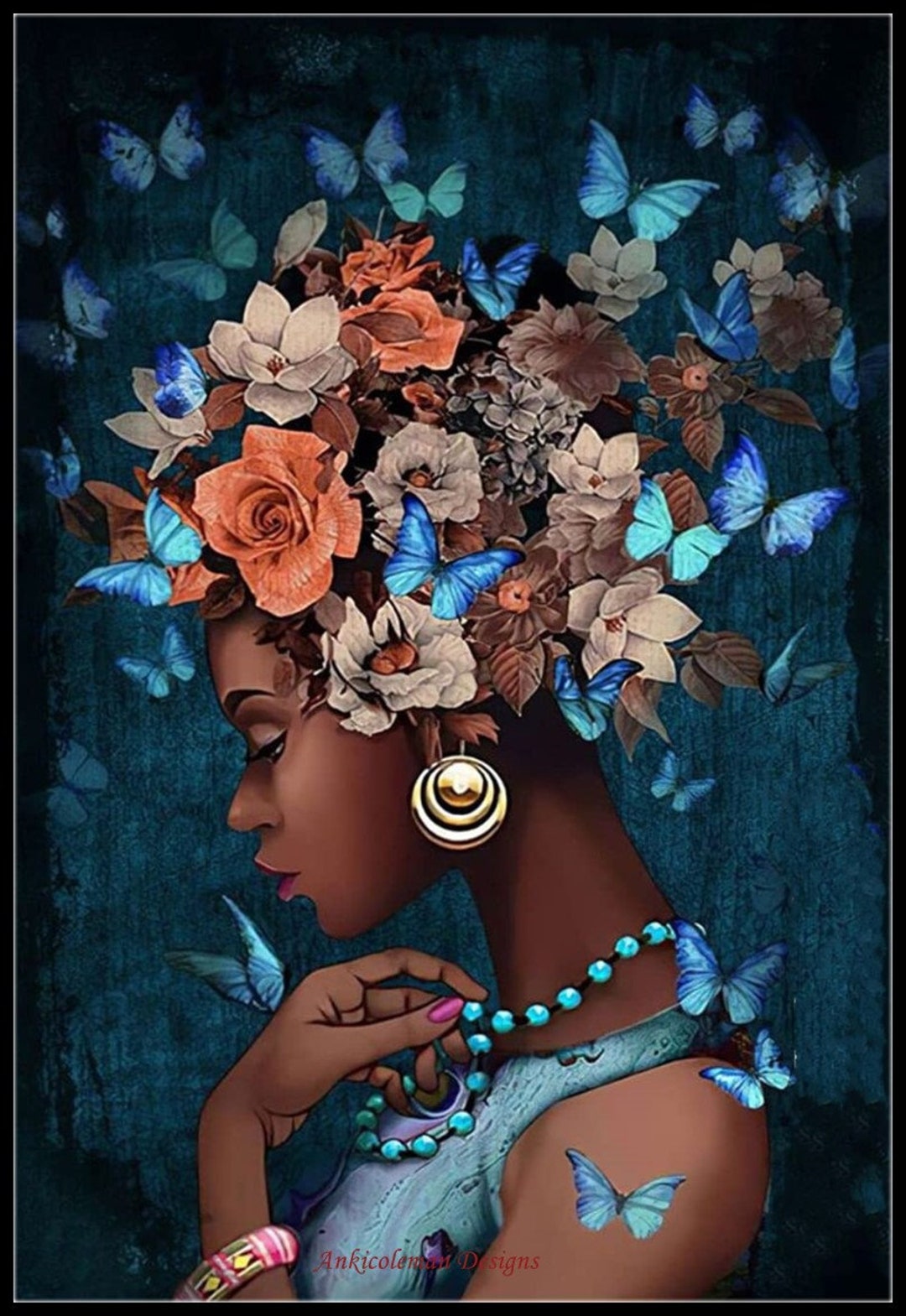 Black Women - Counted Cross Stitch Patterns - Printable Chart PDF ...