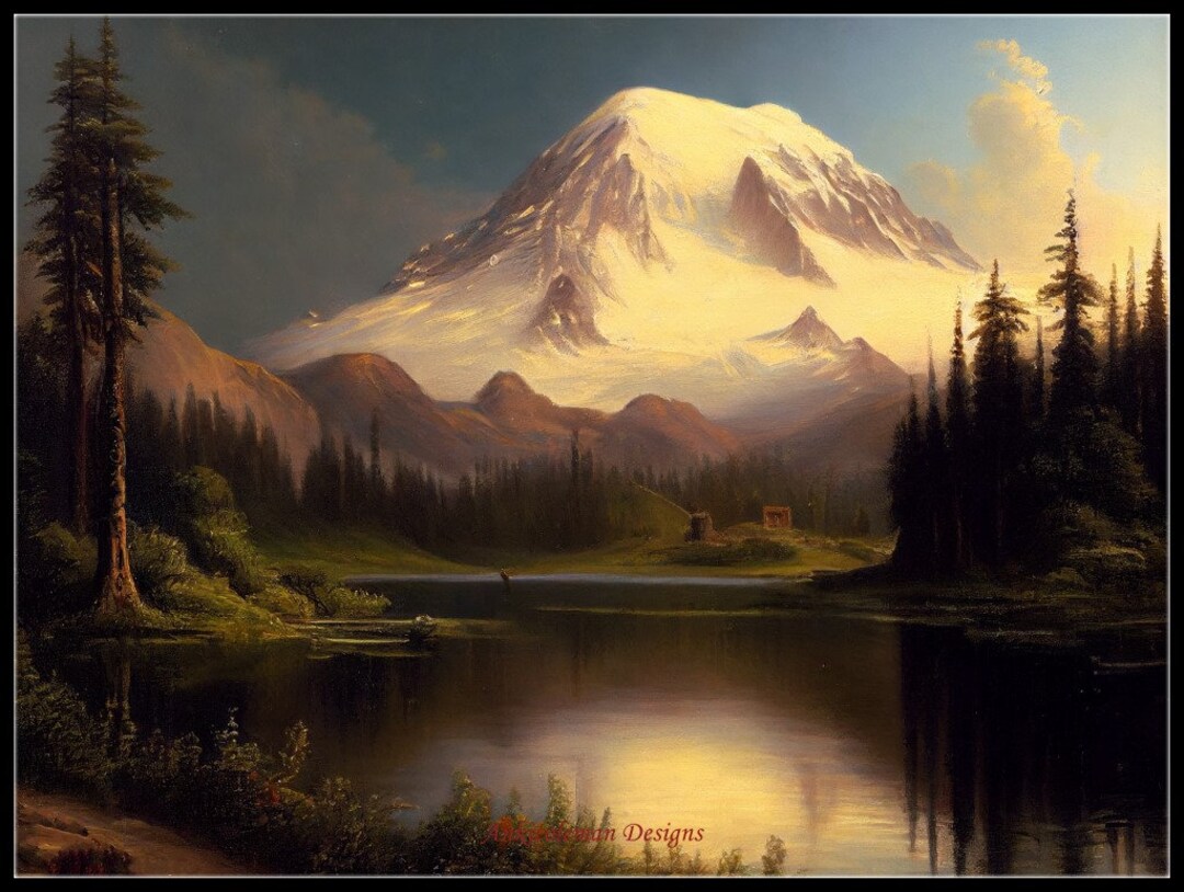 Mount Rainier - Counted Cross Stitch Patterns - Printable Chart PDF ...