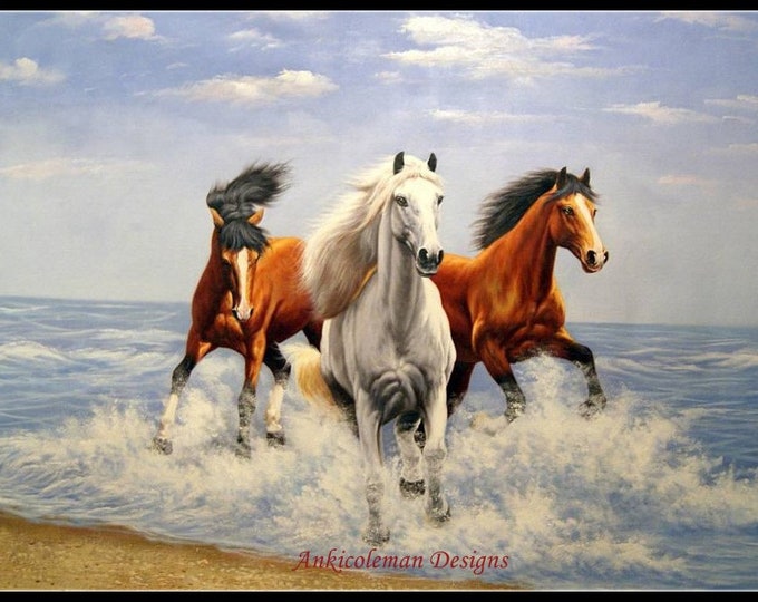 Andalusian Horse 3 - Counted Cross Stitch Patterns - Printable Chart ...