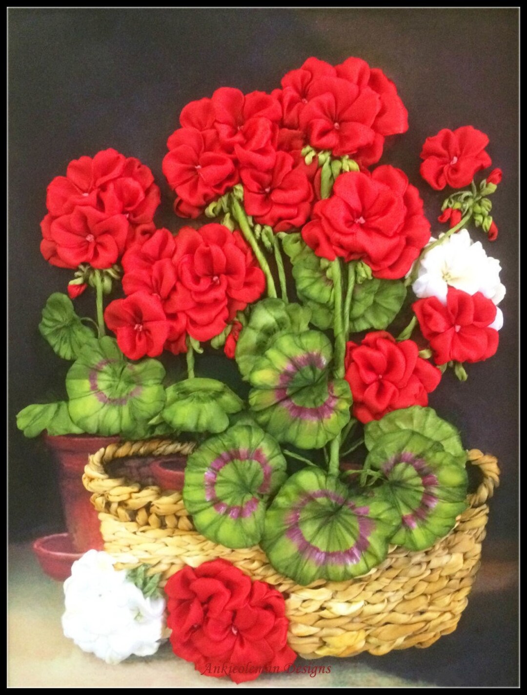 Magic Geranium - Counted Cross Stitch Patterns - Printable Chart PDF ...