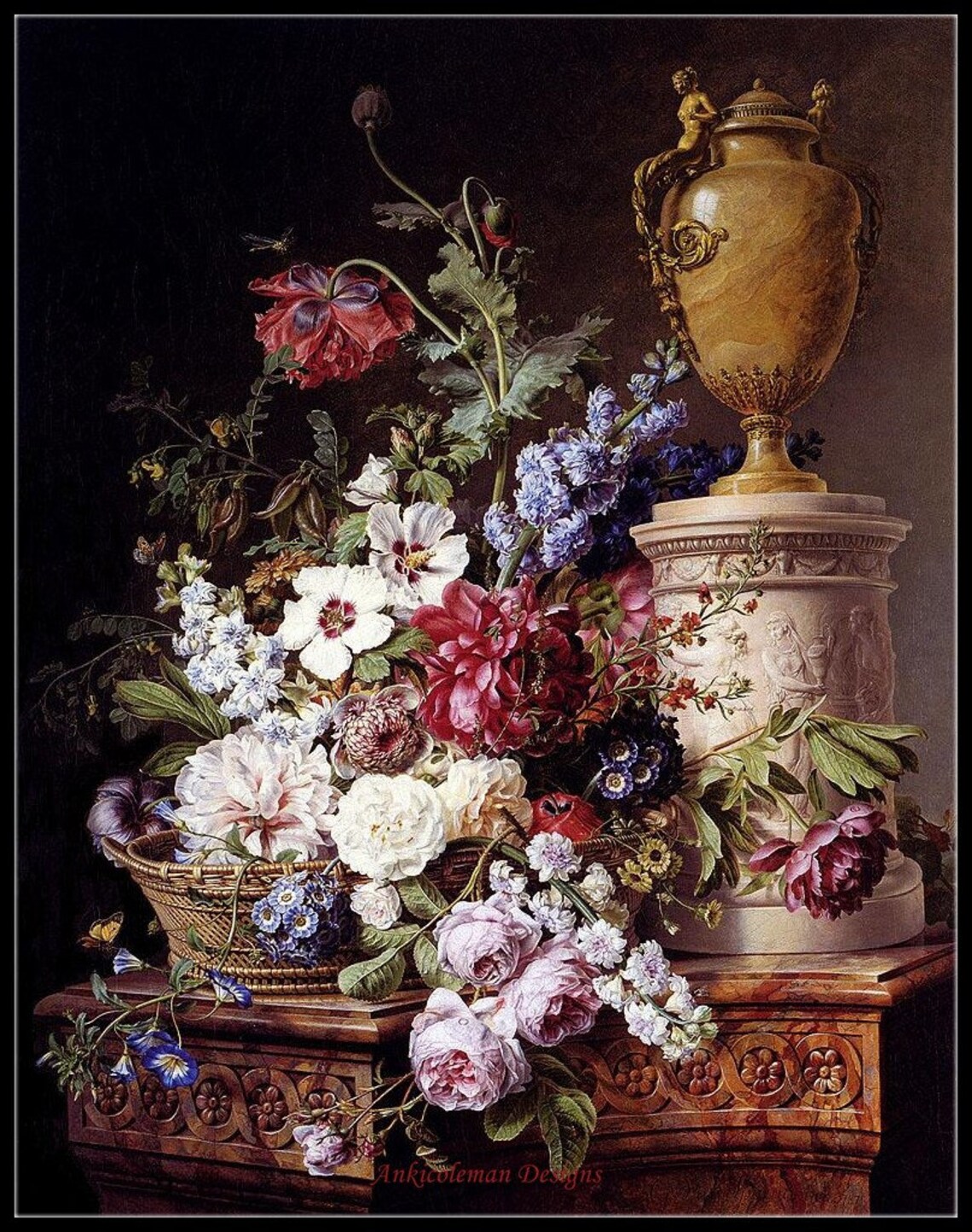 Still Life Counted Cross Stitch Patterns Printable Chart - Etsy