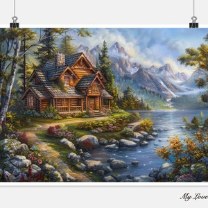 A Good Morning at the Cabin - Counted Cross Stitch Patterns - Printable ...