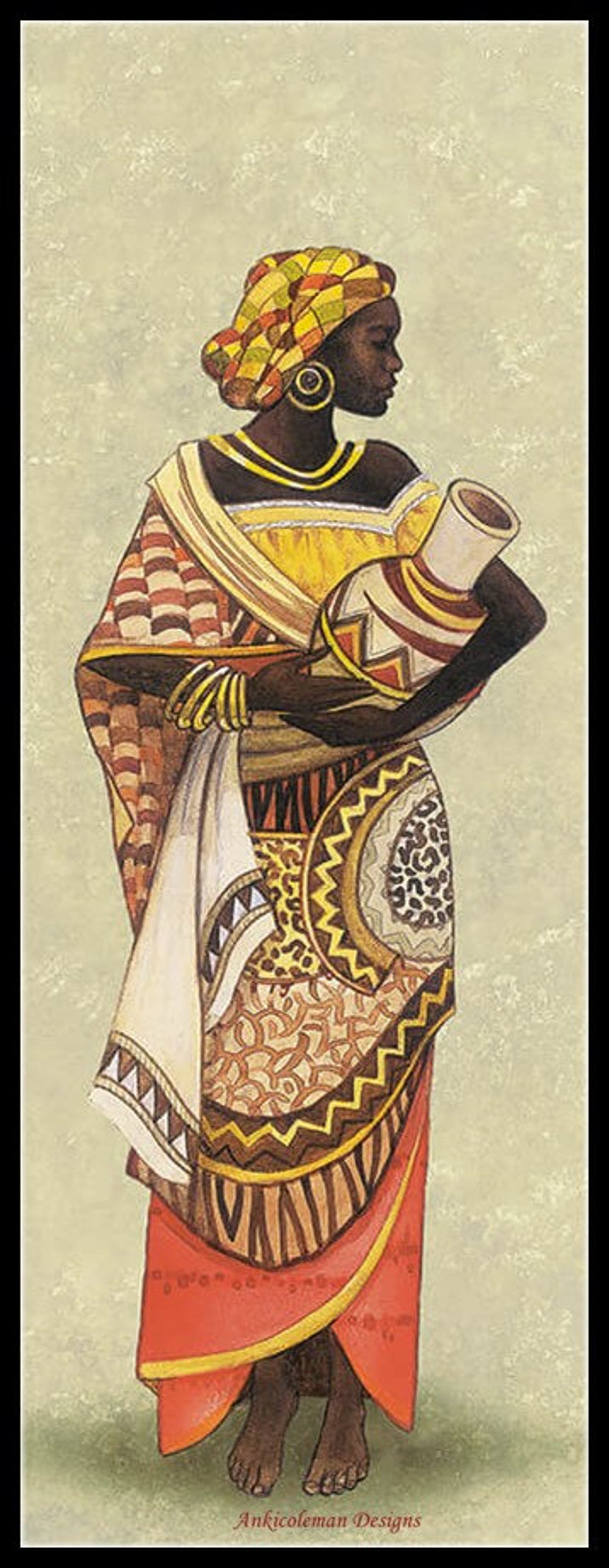 Angolan 1 Counted Cross Stitch Patterns Printable Chart PDF Format ...