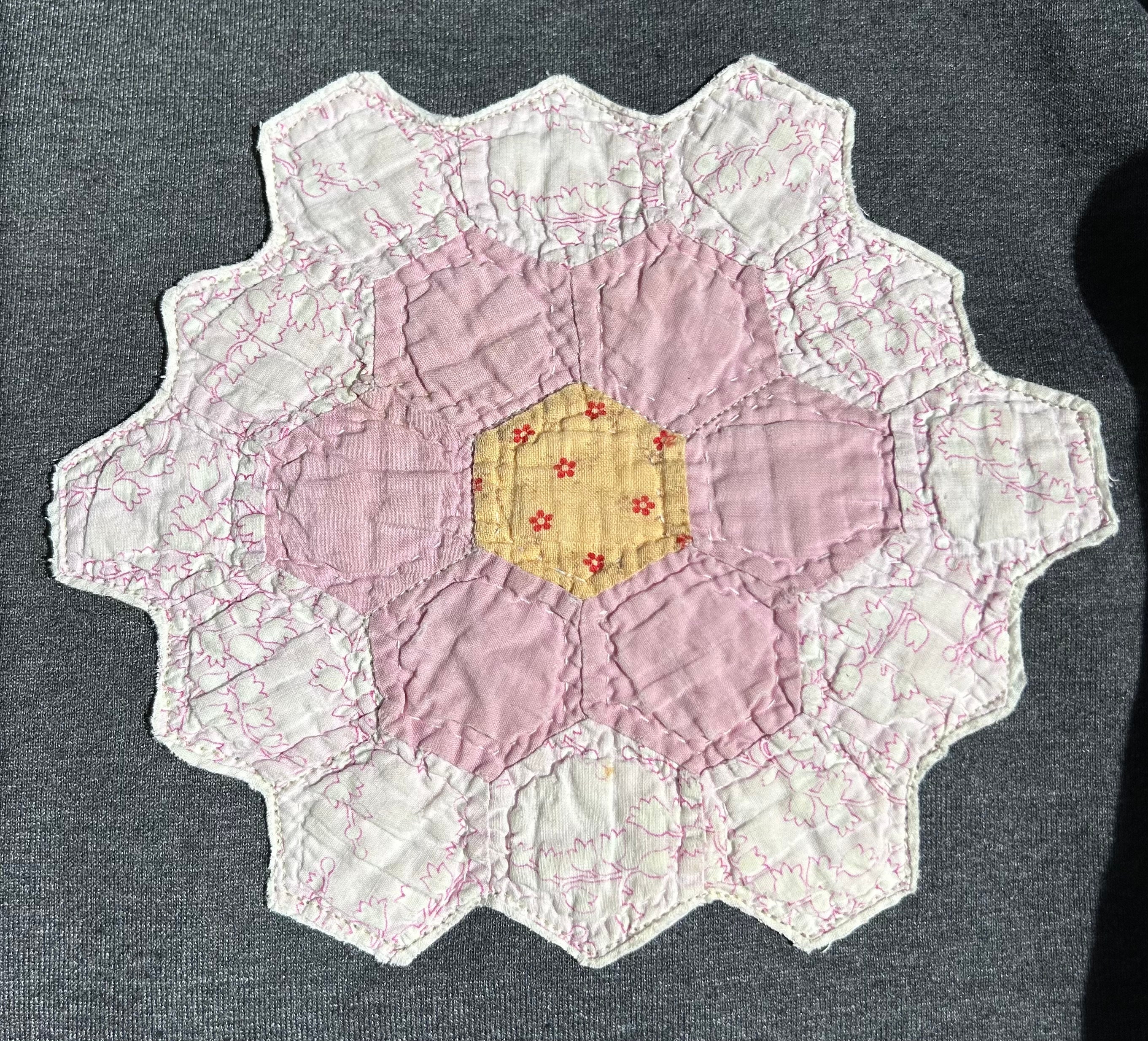 Appliqué Quilt Block Pullover/vintage Quilt/sweatshirt/crewneck/quilt ...