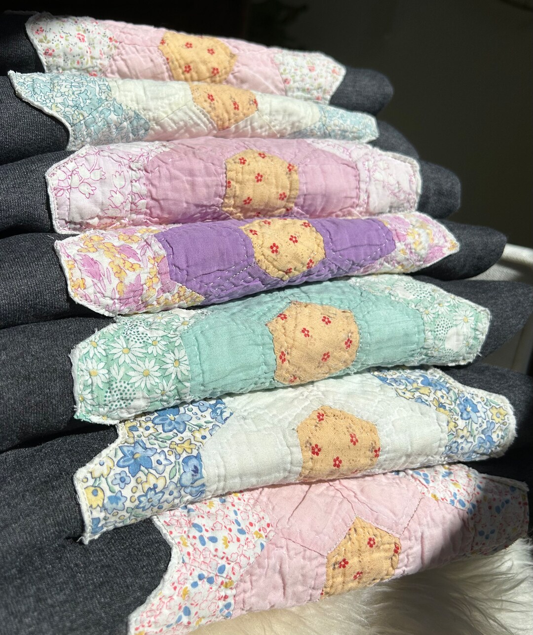 Appliqué Quilt Block Pullover/vintage Quilt/sweatshirt/crewneck/quilt ...
