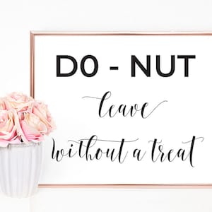 Donut Sign | Wedding Sign, Donut Bar Sign, Dessert Table Sign, Dessert ...