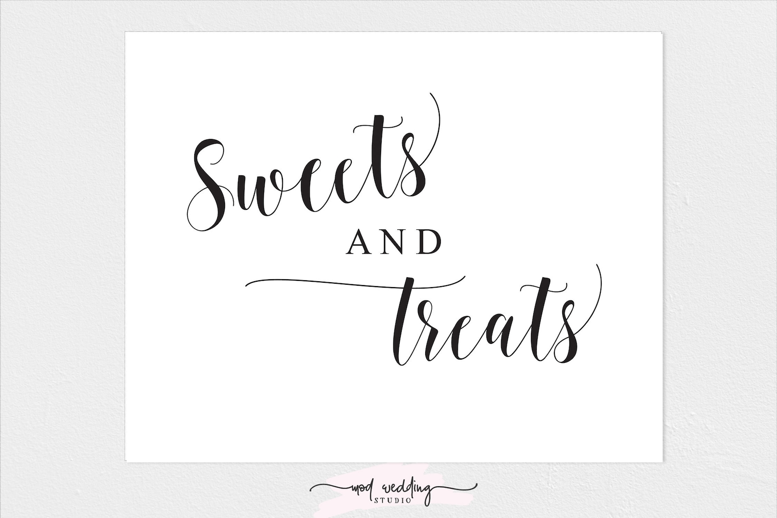 Sweet Treats Sign Wedding Sign, Dessert Table Sign, Candy Bar Sign ...