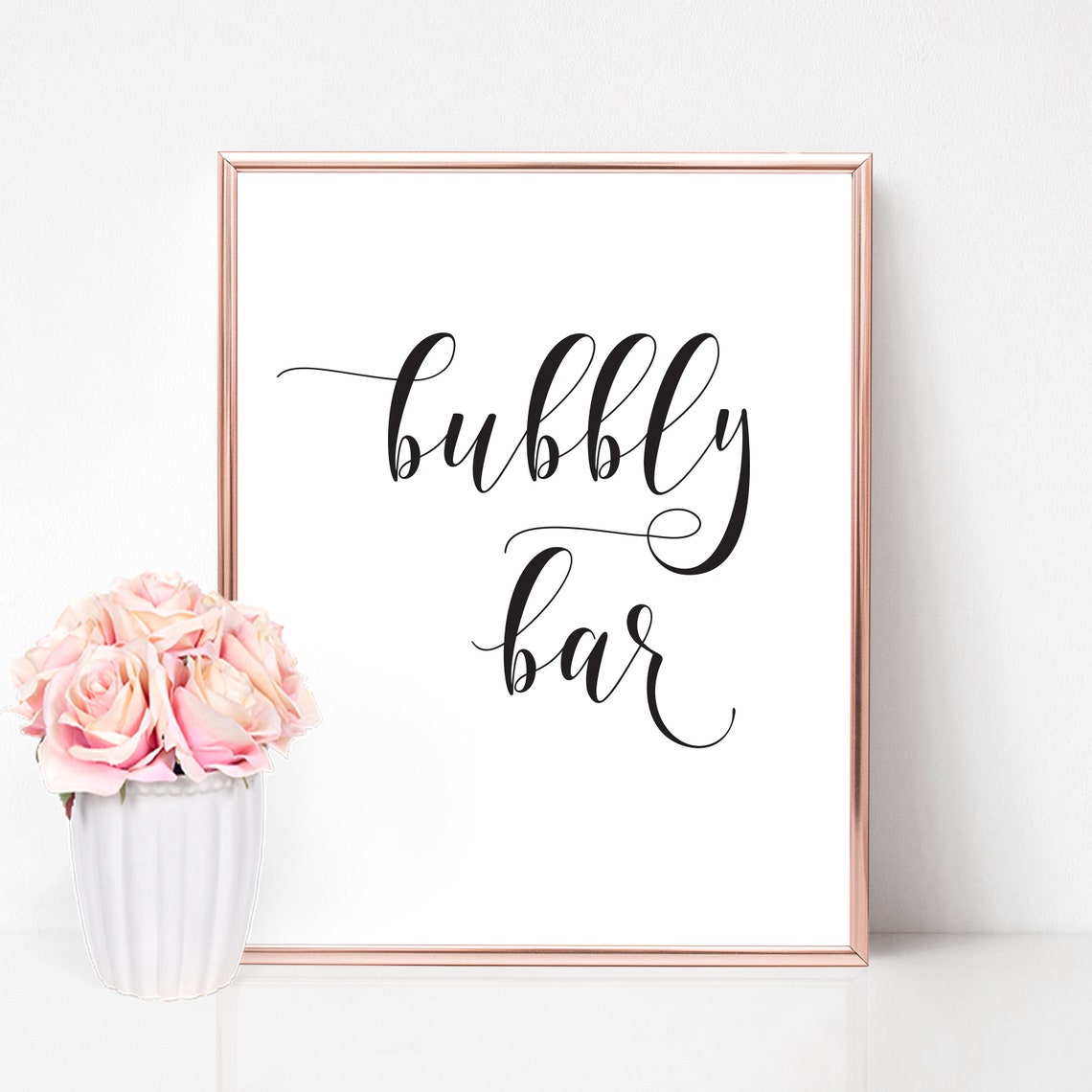 Bubbly Bar Sign Wedding Sign, Bubbly Bar, Mimosa Bar Sign, Bubbly Bar ...