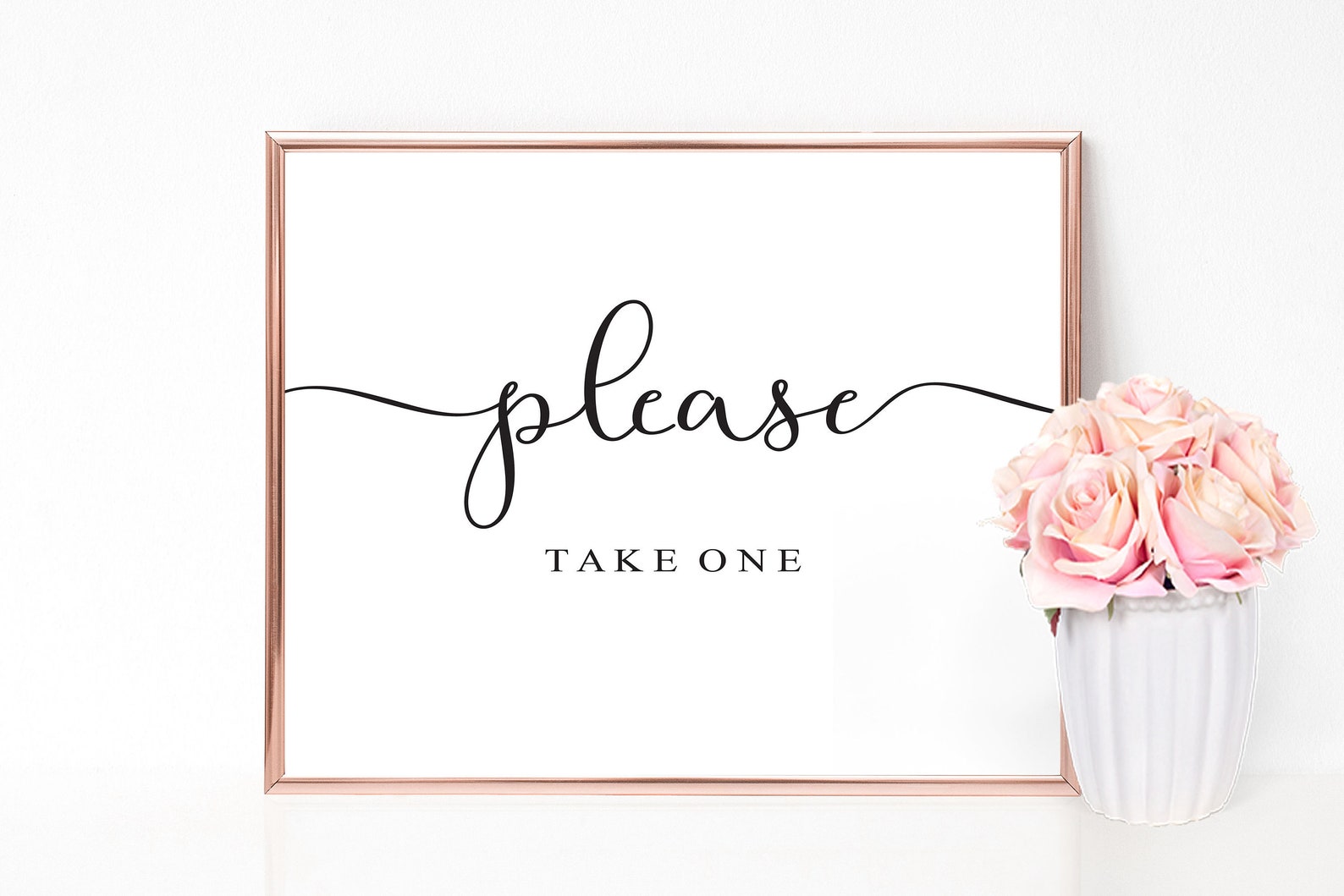 Please Take One Sign Favors Sign, Wedding Sign, Please Take One ...