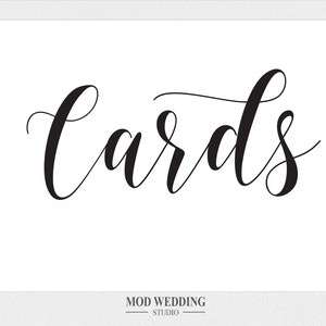 Cards Sign | Wedding Sign, Cards and Gifts Sign, Gift Table Sign, Card ...