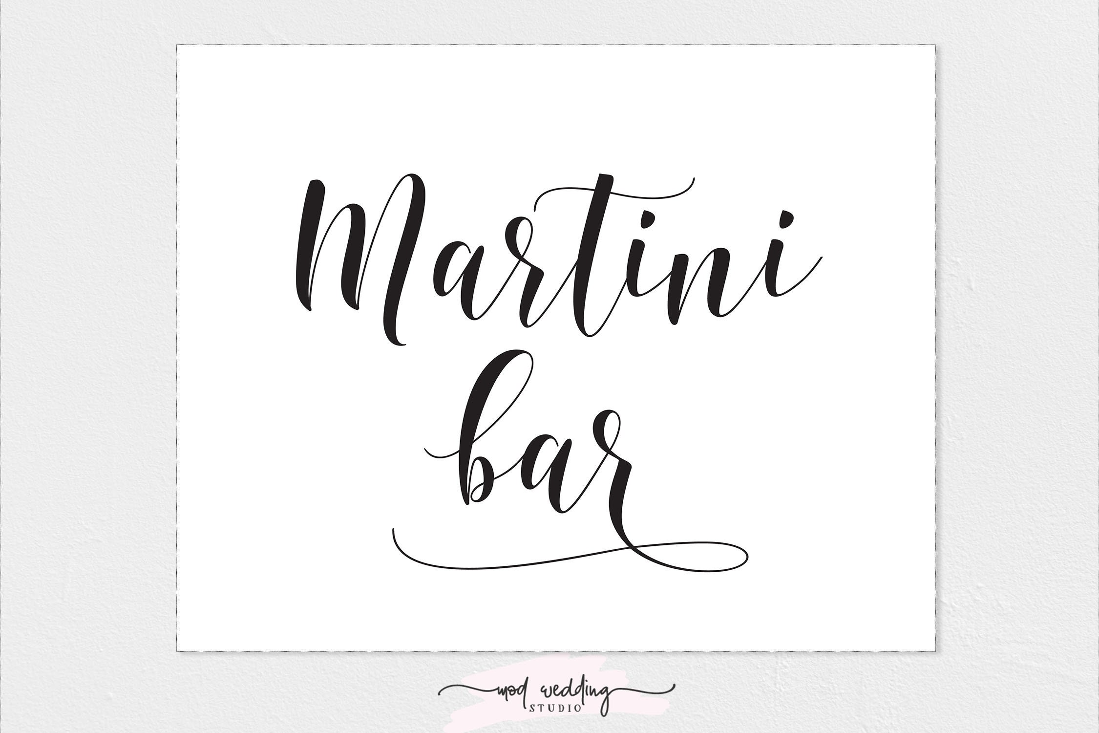Martini Bar Sign | Wedding Sign, Martini Bar, Martini Sign, Bubbly Bar ...